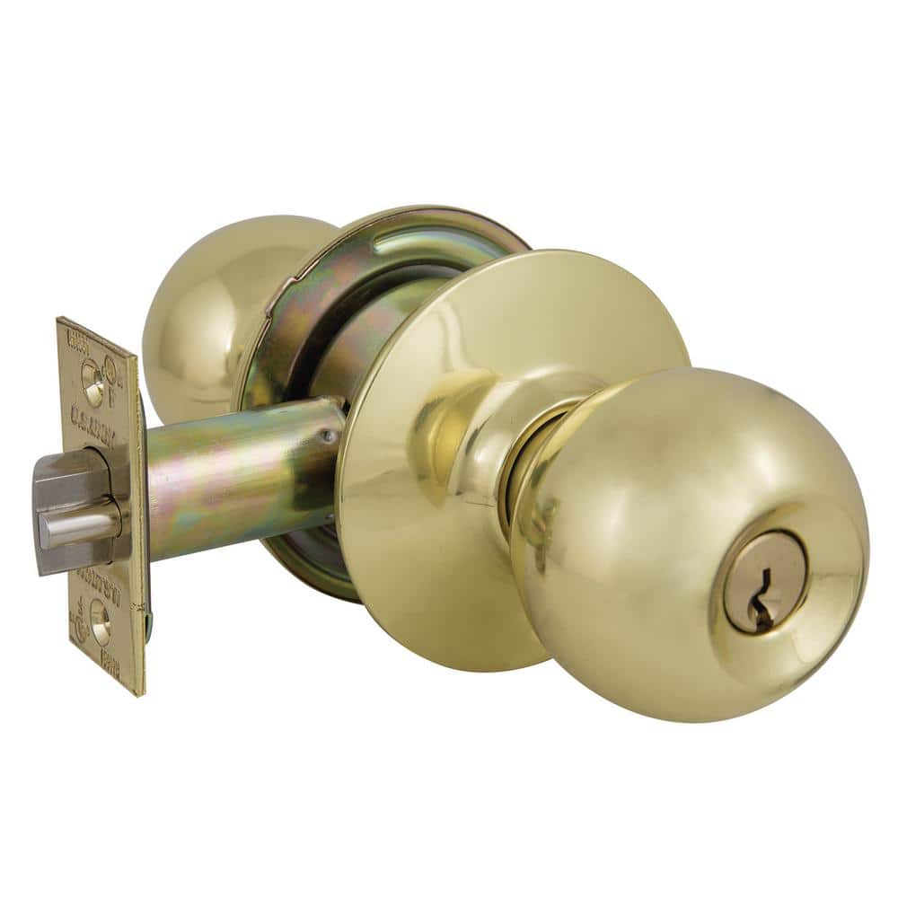 US Lock 2010 Series GR2 Storeroom 2-3/4 in. Backset US3 Ball Knob SC1 ...