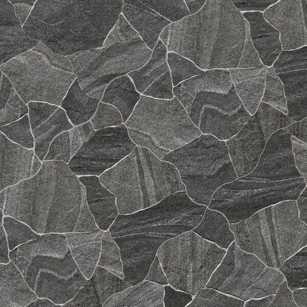 Buy Mauna Loa Lave 17 in. x 26 in. Matte Porcelain Stone Look Floor and ...