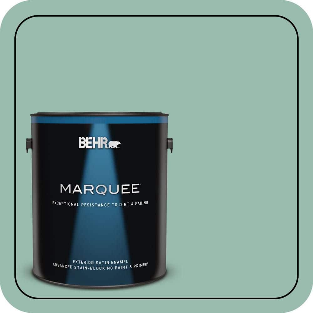 BEHR MARQUEE 1 gal. #M430-4 Sunstone Satin Enamel Exterior Paint ...