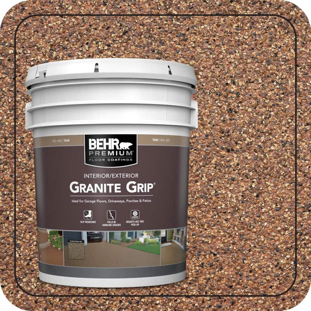 BEHR PREMIUM 5 Gal. #GG-10 Copper Marble Decorative Flat Interior ...