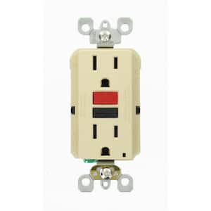 Leviton SmartLockPro 20-Amp Slim Tamper Resistant GFCI Duplex Outlet ...