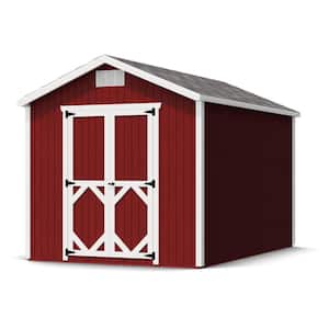 Little Cottage Co. Value Gable 8 ft. x 10 ft. Outdoor Wood Storage Shed Precut Kit (80 sq. ft ...