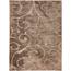 Unique Loom Floral Shag Carved Brown 2' 7 x 10' 0 Runner Rug 3133074 ...
