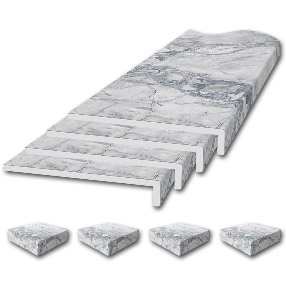 FlexStone Window Sill Trim Kit in Everest FLXWTK648R4EV - The Home Depot