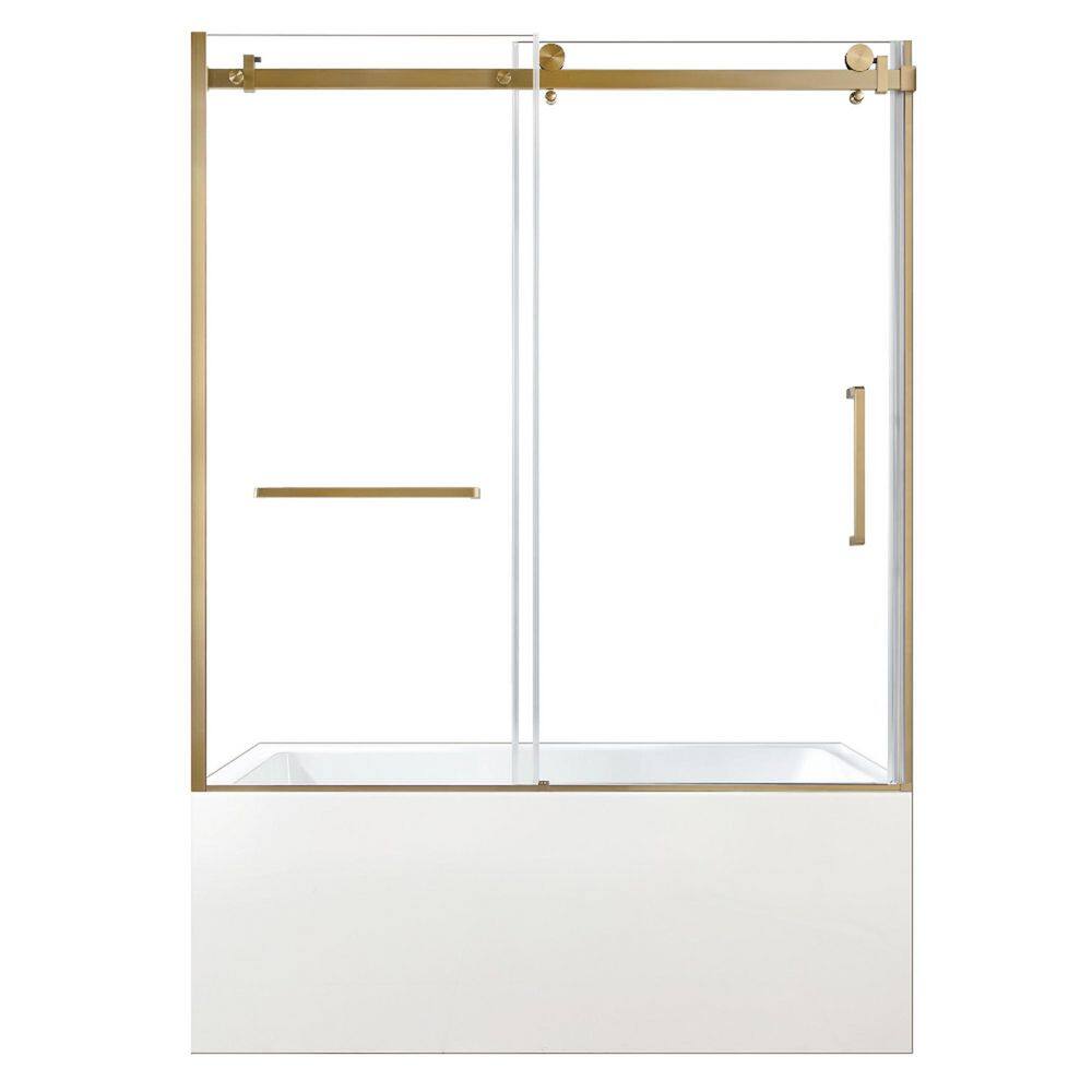 Kingston Brass 60 in. x 36 in. Acrylic Rectangular Alcove Soaking ...