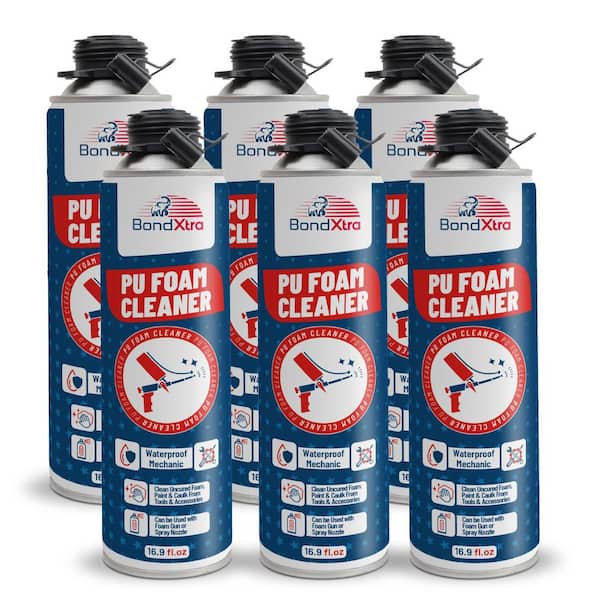 BondXtra BX410 Foam Gun Cleaner 16.9 oz.-Ideal for Cleaning PU ...
