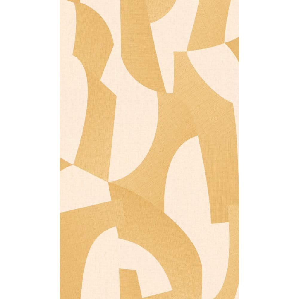 Walls Republic Corn Abstract Shapes Geometric Textured Print Non-Woven ...