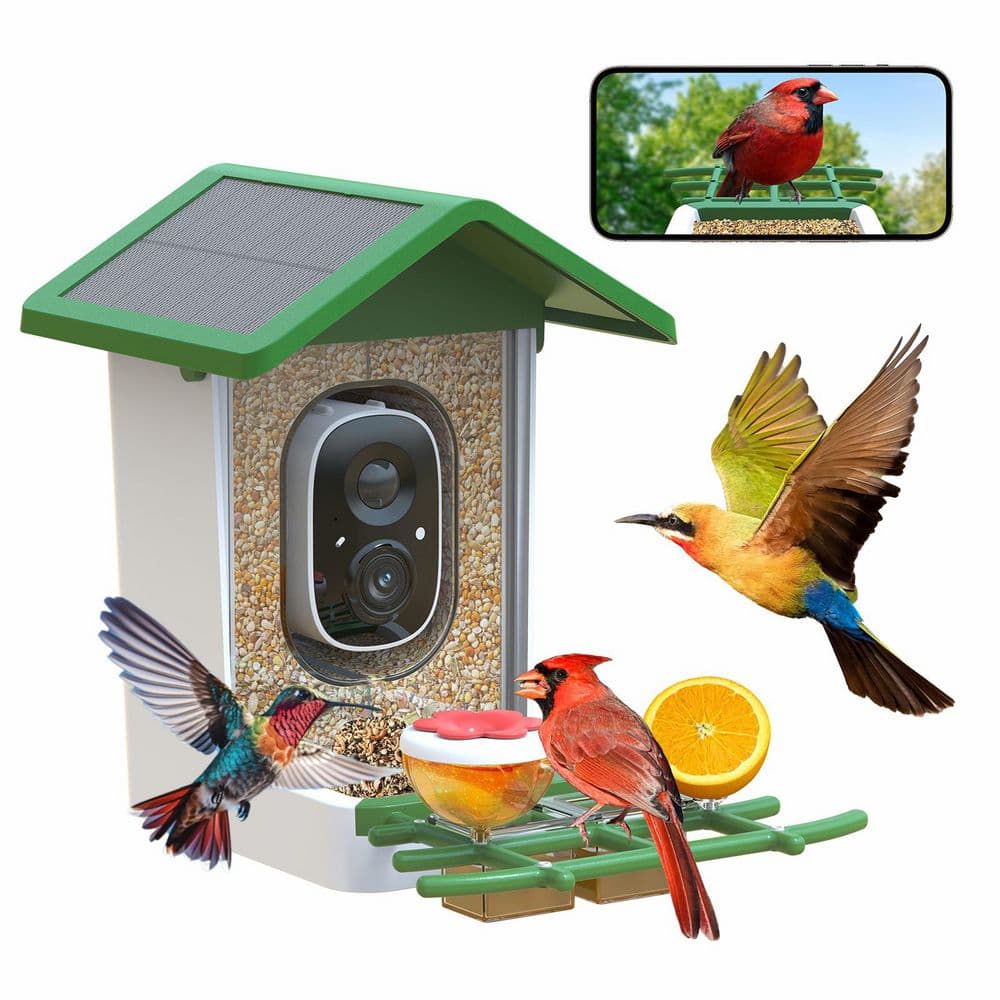 smonet Smart Bird Feeder with Camera: Solar Powered Platform Feeder ...