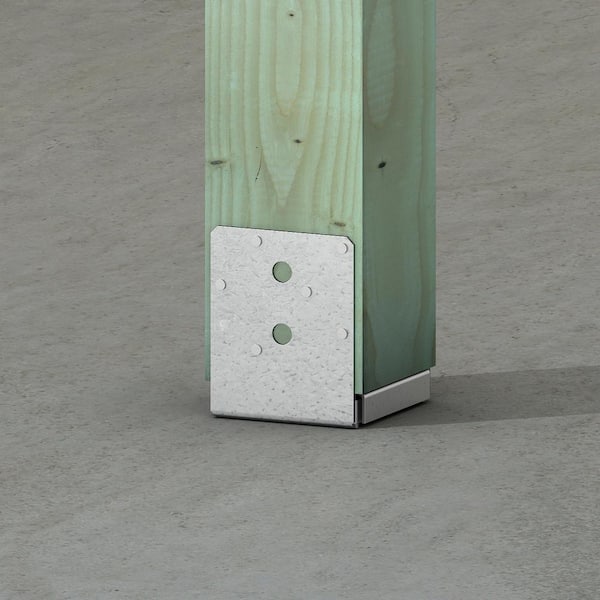 Simpson ABU44RZ Rough Cut 4x4 Adjustable Post Base Zmax, 43% OFF