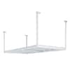 NewAge Products VersaRac White Adjustable Steel Overhead Garage Storage ...