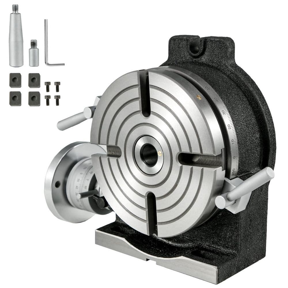 SKYSHALO Rotary Table 8 in. HV8, Precision 3MT, Horizontal Vertical ...