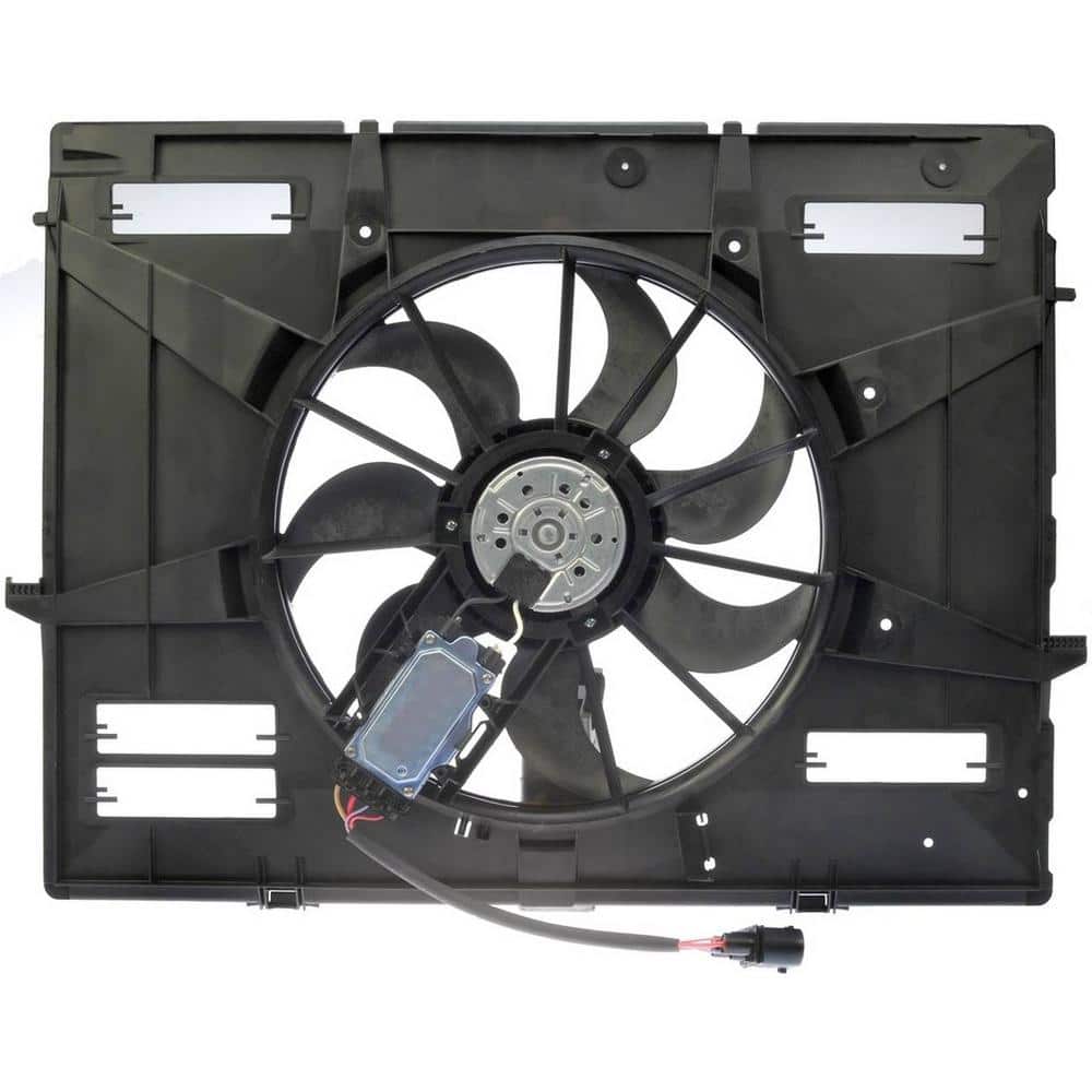 OE Solutions Radiator Fan Assembly With Controller 2007-2010 Volkswagen ...