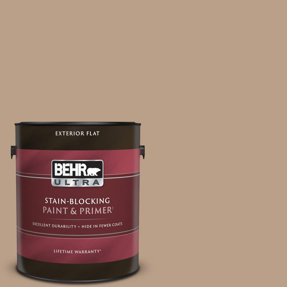 BEHR ULTRA 1 gal. #N240-4 Sierra Flat Exterior Paint & Primer 485401 ...