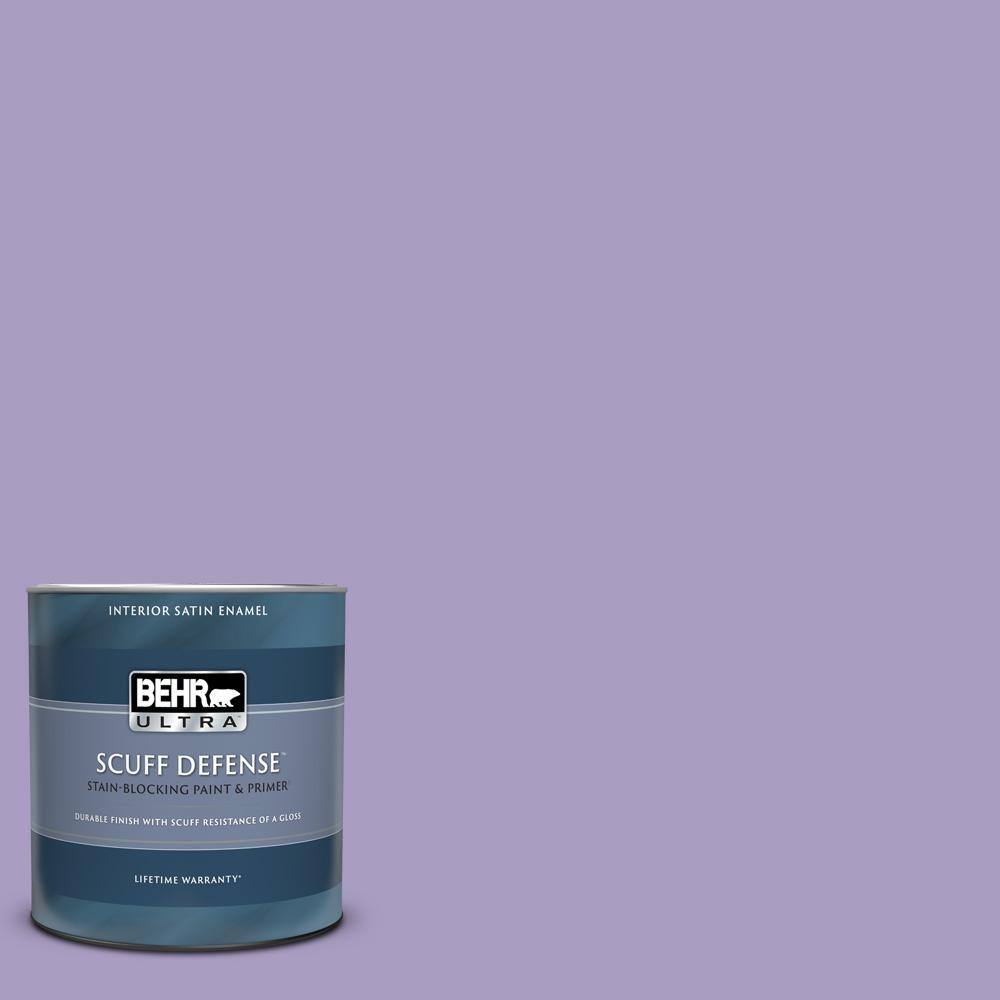 BEHR ULTRA 1 qt. #M560-4 Evening Slipper Extra Durable Satin Enamel ...