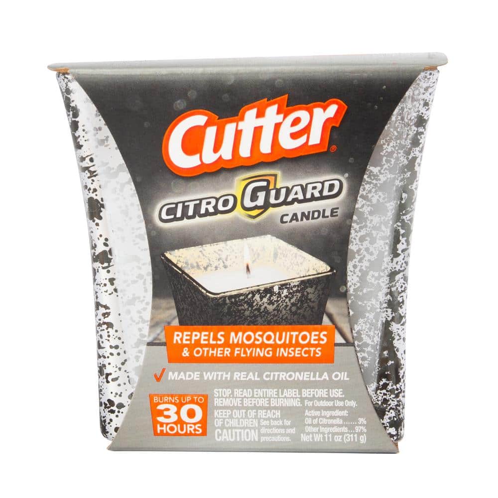 Cutter CitroGuard 11 oz Citronella Outdoor Mosquito Candle HG-96479V ...