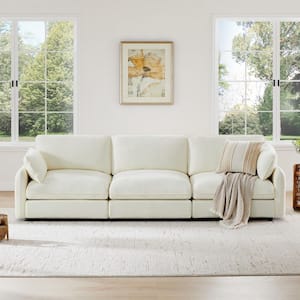 Spruce & Spring Derek 44.1 in. 1-Piece Fabric Modern Sofa Modular Sofa ...