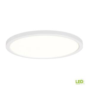 Generation Lighting Traverse Lotus 12 in. Round White Integrated LED ...