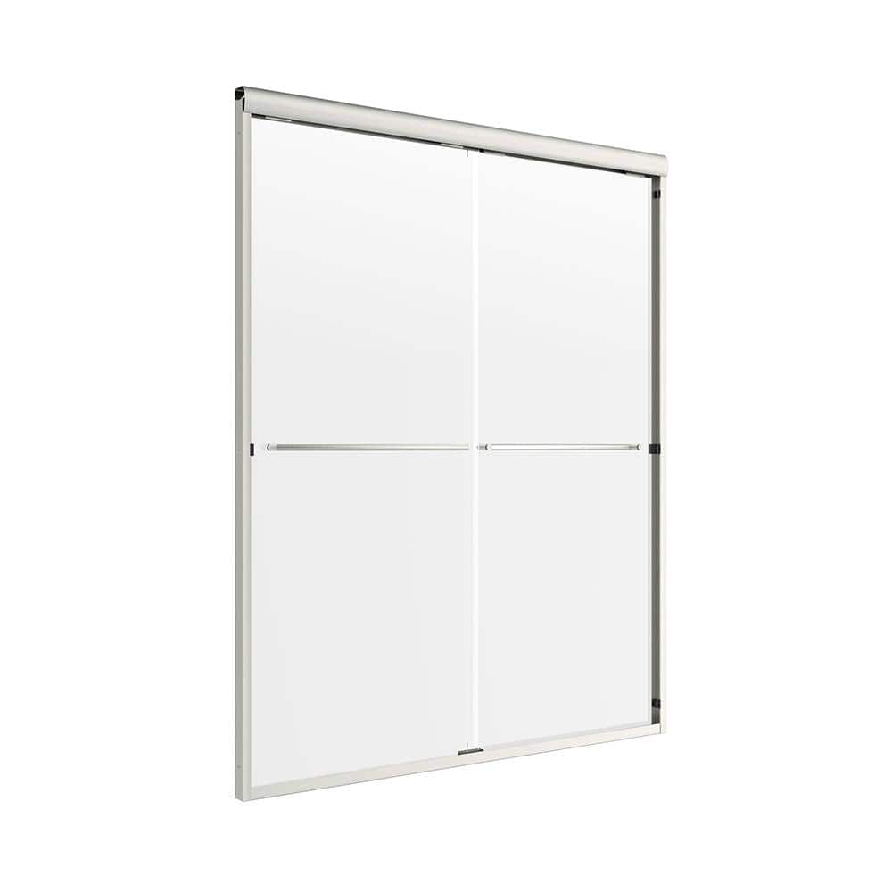 CRAFT + MAIN Cove 54 in. to 58 in. x 70 in. H. Frameless Sliding Shower ...