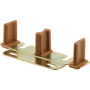 Prime-Line Adjustable Nylon Bypass Door Guide, 1-1/4 in. (2-pack) N ...