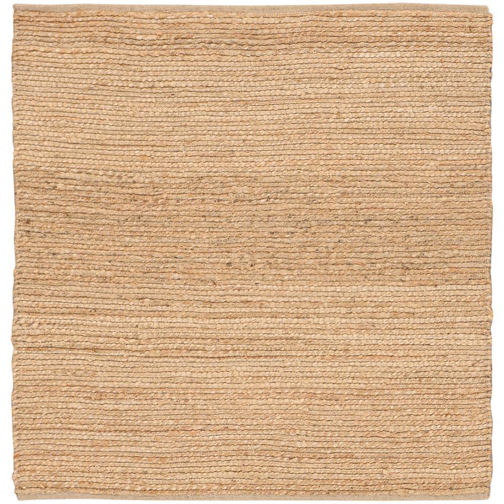 Nourison Natural Jute Natural 5 ft. x 5 ft. All-Over Design ...