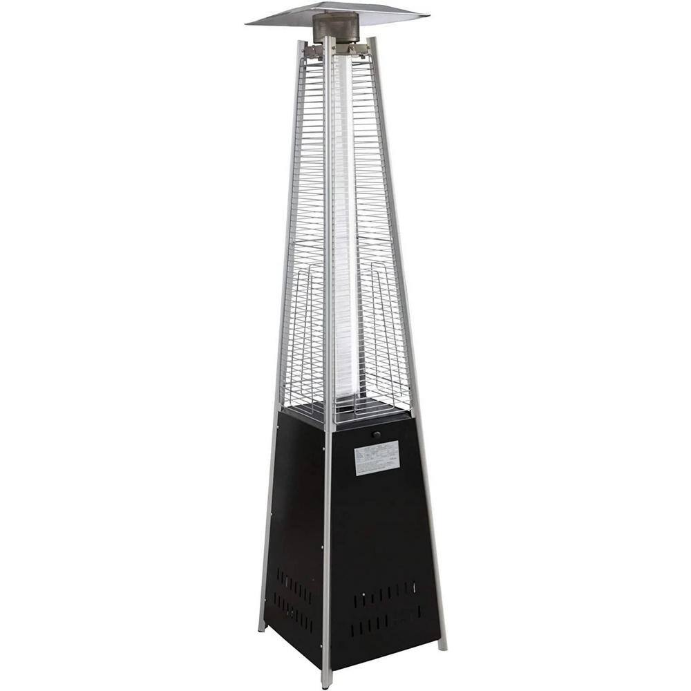 AOPSPS 42,000 BTU Black Pyramid Standing Gas LP Propane Heater with ...