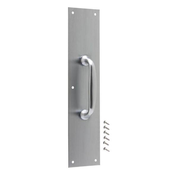 Everbilt 3-1/2 in. x 15 in. Satin Aluminum Pull Plate 65562.0 - The ...