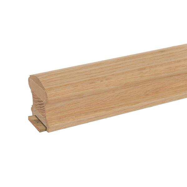 EVERMARK Stair Parts 6710 8 ft. Unfinished Red Oak Plowed 1-3/4 in ...