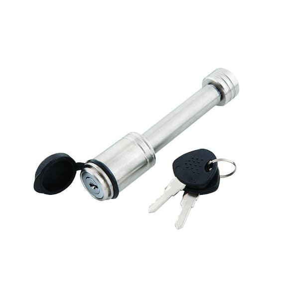 TowSmart 2.75 in. Stainless Barrel Style Receiver Hitch Pin Lock with ...