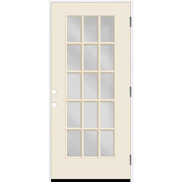 Steves & Sons Reliant 32 in. x 80 in. FullLite 15L SDL Clear Glass LHOS ...