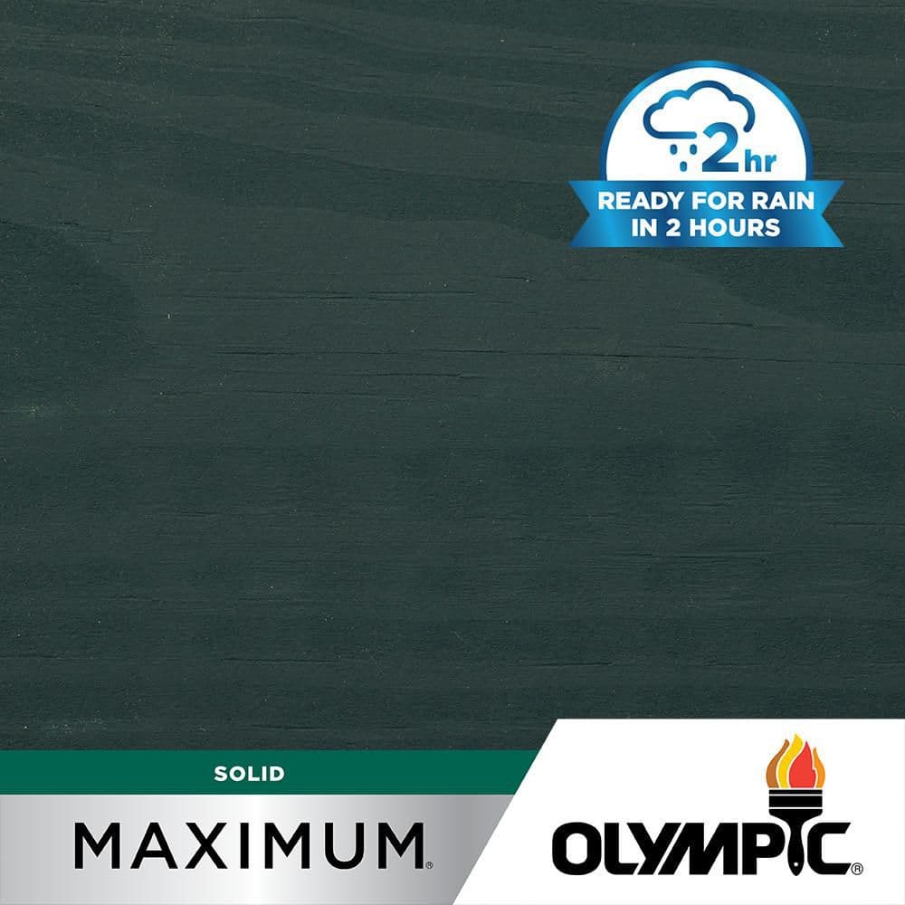 Olympic Maximum 1 gal. SC-1045 Midnight Blue Solid Color Exterior Stain ...