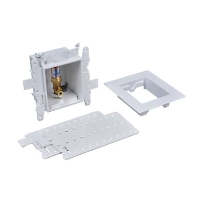 OATEY 1/2 in. CPVC Compression Ice Maker Outlet Box with Water Hammer ...