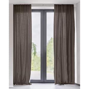 Chicology Adorn Cream Solid Rod Pocket Sheer Curtain - 52 in. W x 84 in ...