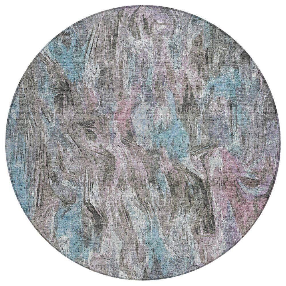 Addison Rugs Chantille Machine Washable Indoor/Outdoor Abstract ACN2269 Taupe 8 ft. x 8 ft. Area ...