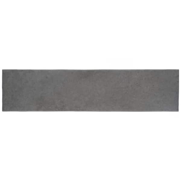 Merola Tile Heritage Carbon 2-3/8 in. x 9-5/8 in. Porcelain Floor and ...