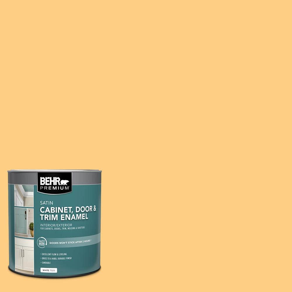BEHR PREMIUM 1 qt. #P250-4 Equatorial Satin Enamel Interior/Exterior ...