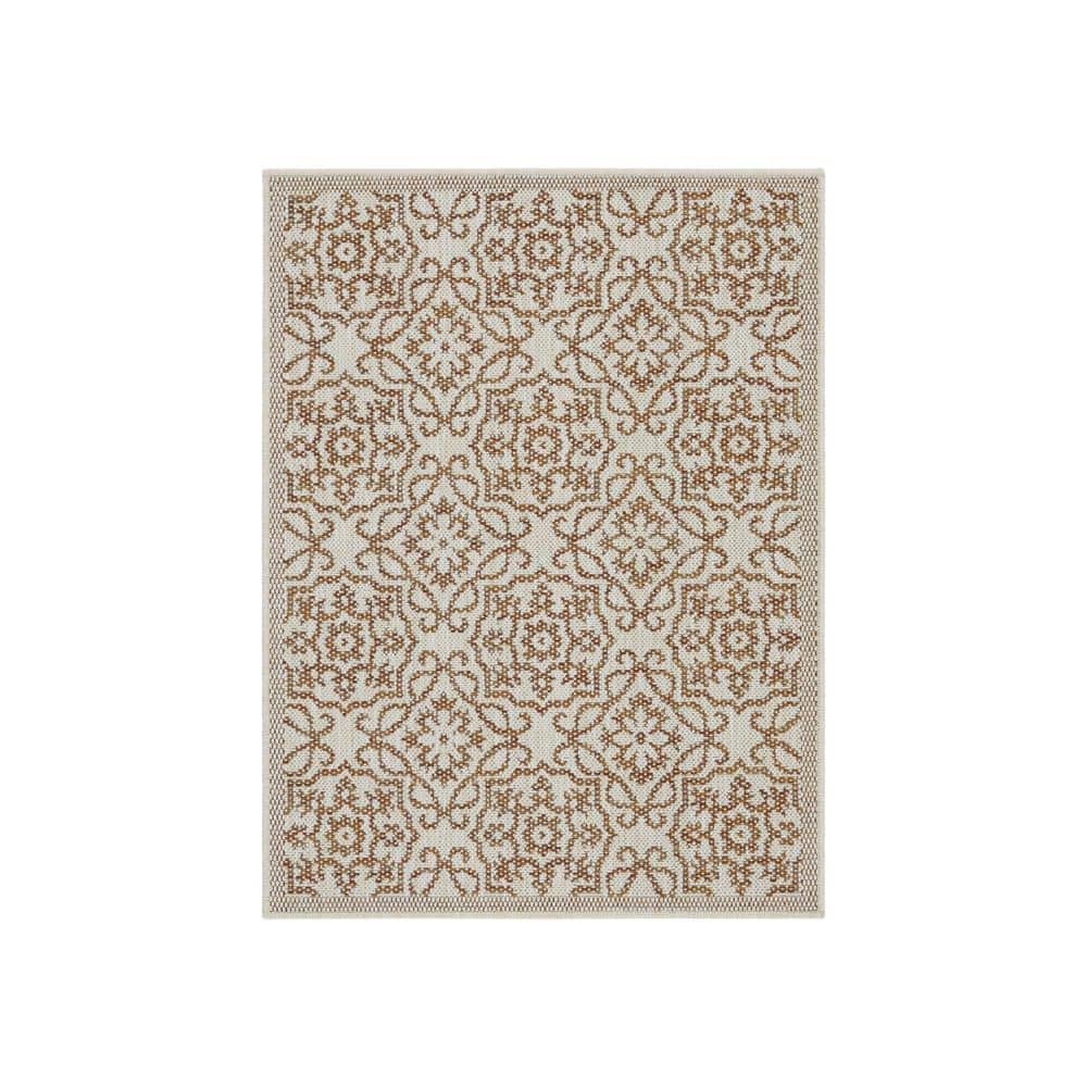 PLAYA RUG Eliza Brick 2 ft. x 3 ft. Indoor/Outdoor Area Rug ELZ-Brick ...