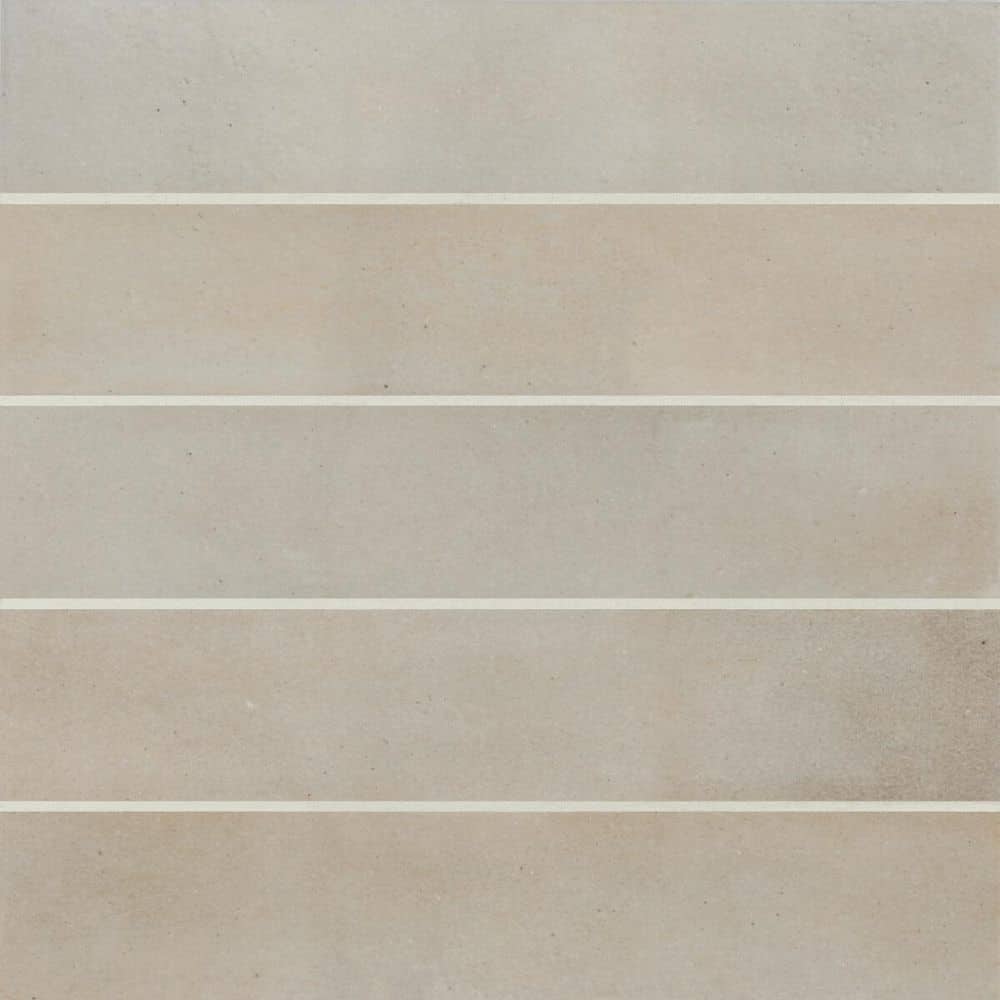 Bedrosians Celine 2.5 in. x 12 in. Matte Taupe Porcelain Subway Tile (5 ...