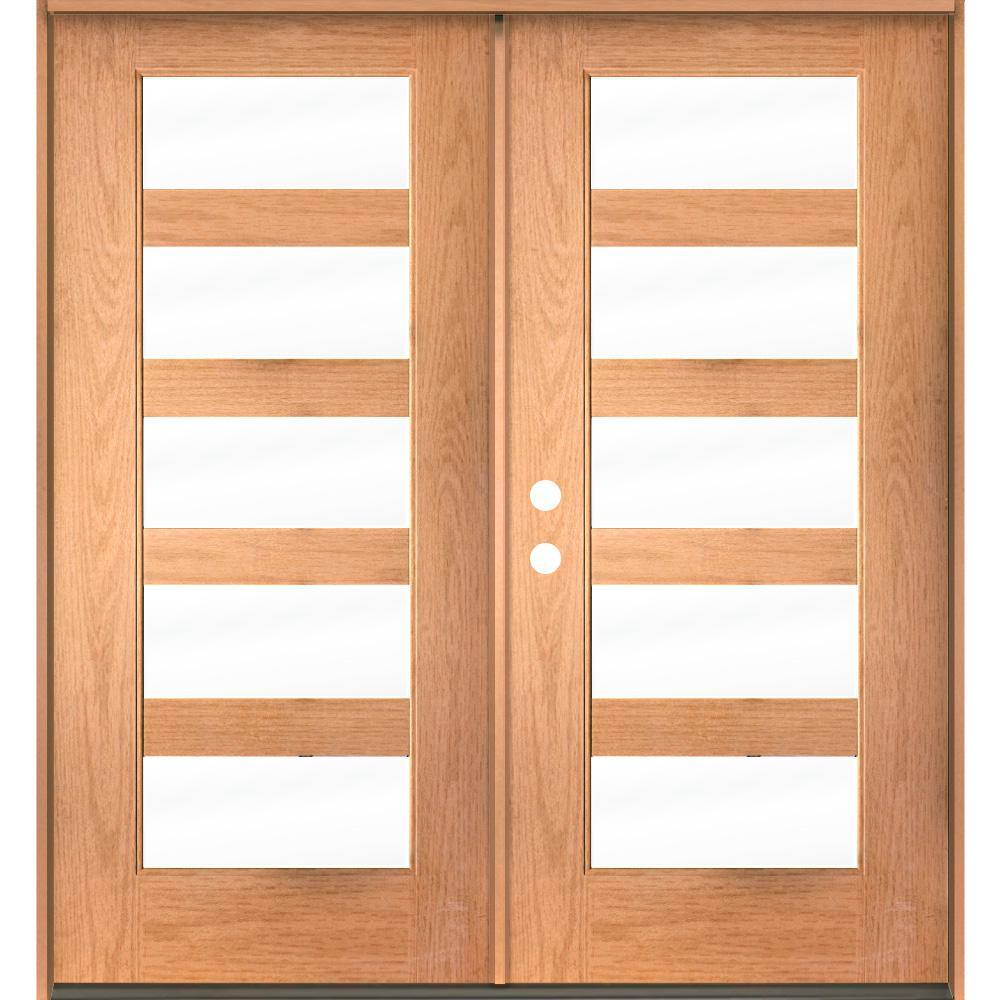 Krosswood Doors ASCEND Modern 72 in. x 79 in. 5-Lite Right-Active ...