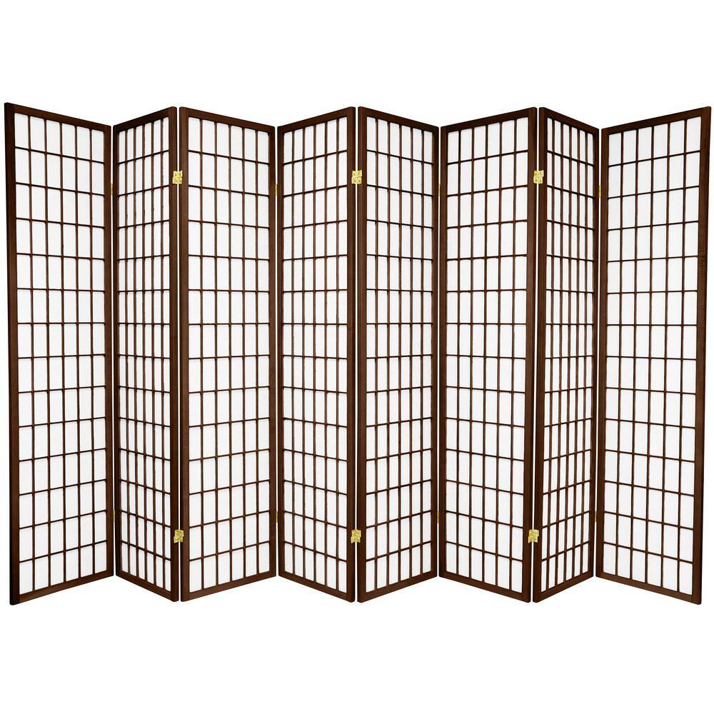 Red Lantern 6 ft. Walnut 8-Panel Room Divider SSCWP-8P-WAL - The Home Depot