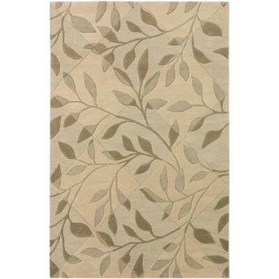 Addison Rugs Ascot 4 Bombay Floral Ivory 8 ft. x 10 ft. Area Rug ...