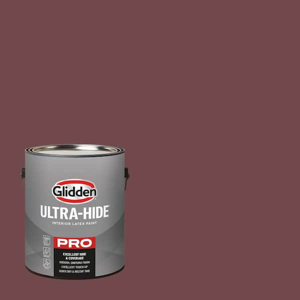Glidden Ultra-Hide 1 gal. PPG13-06 Chianti Ultra Flat Interior Paint ...