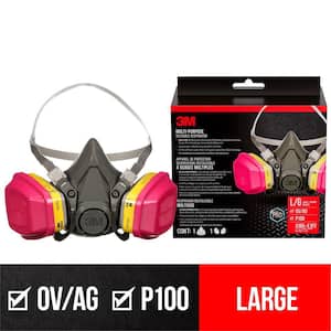OV AG P100 Professional Multi-Purpose Respirator with Drop Down and ...