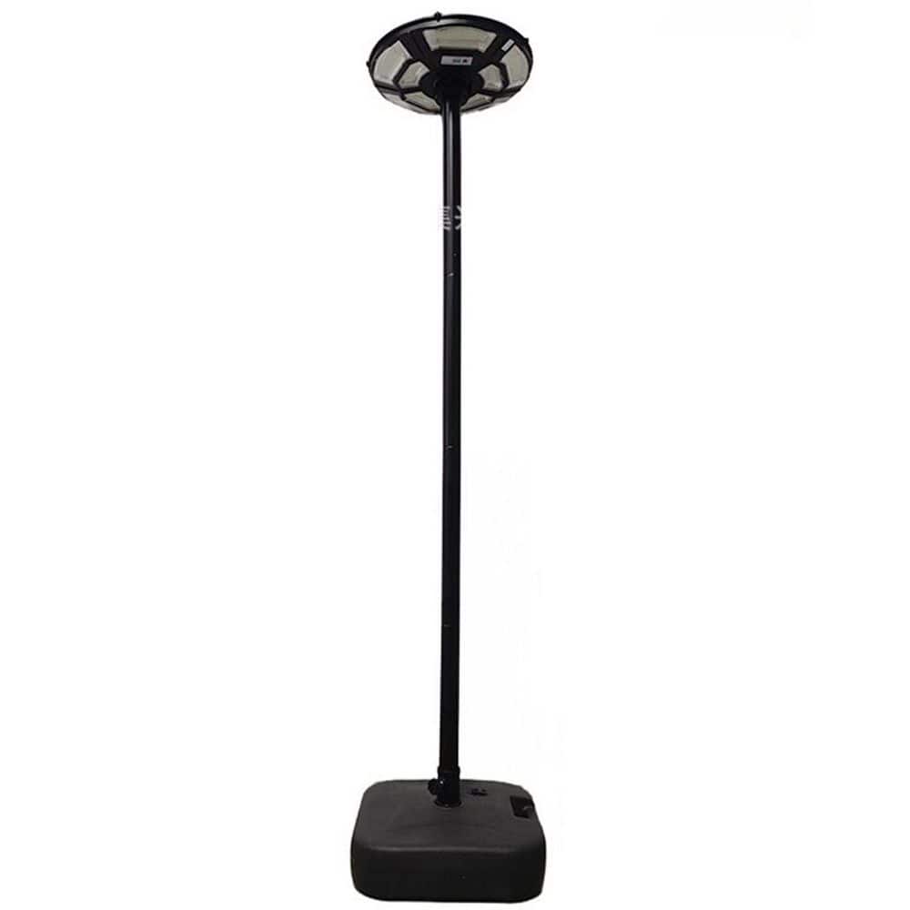 SenQWFa Solar UFO Circular LED Street Lamp with Pole-Outdoor Garden ...