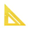 Swanson Speedlite 8 in. Yellow Speed Square, Rafter / Carpenter Square ...