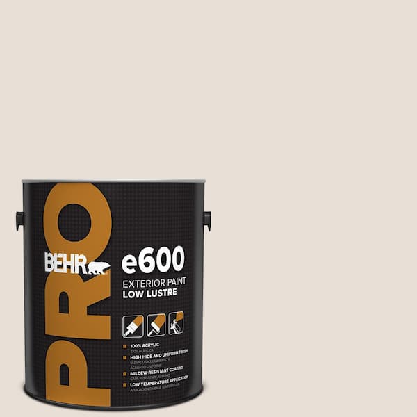 BEHR PRO 1 gal. #PPU2-04 Pale Cashmere Low Luster Exterior Paint ...