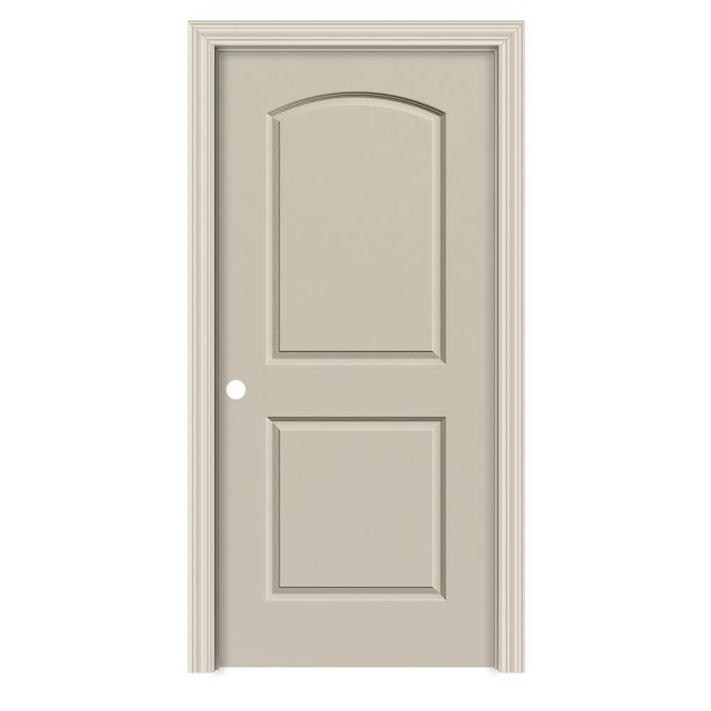 JELD-WEN 24 in. x 80 in. Caiman Primed Right-Hand Smooth Hollow Core ...