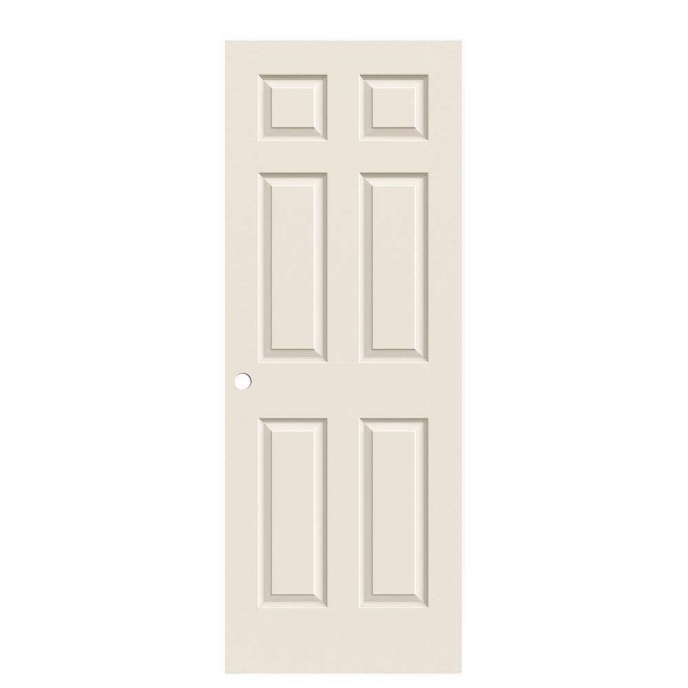 JELD-WEN 36 in. x 80 in. Colonist Primed Smooth Molded Composite MDF ...