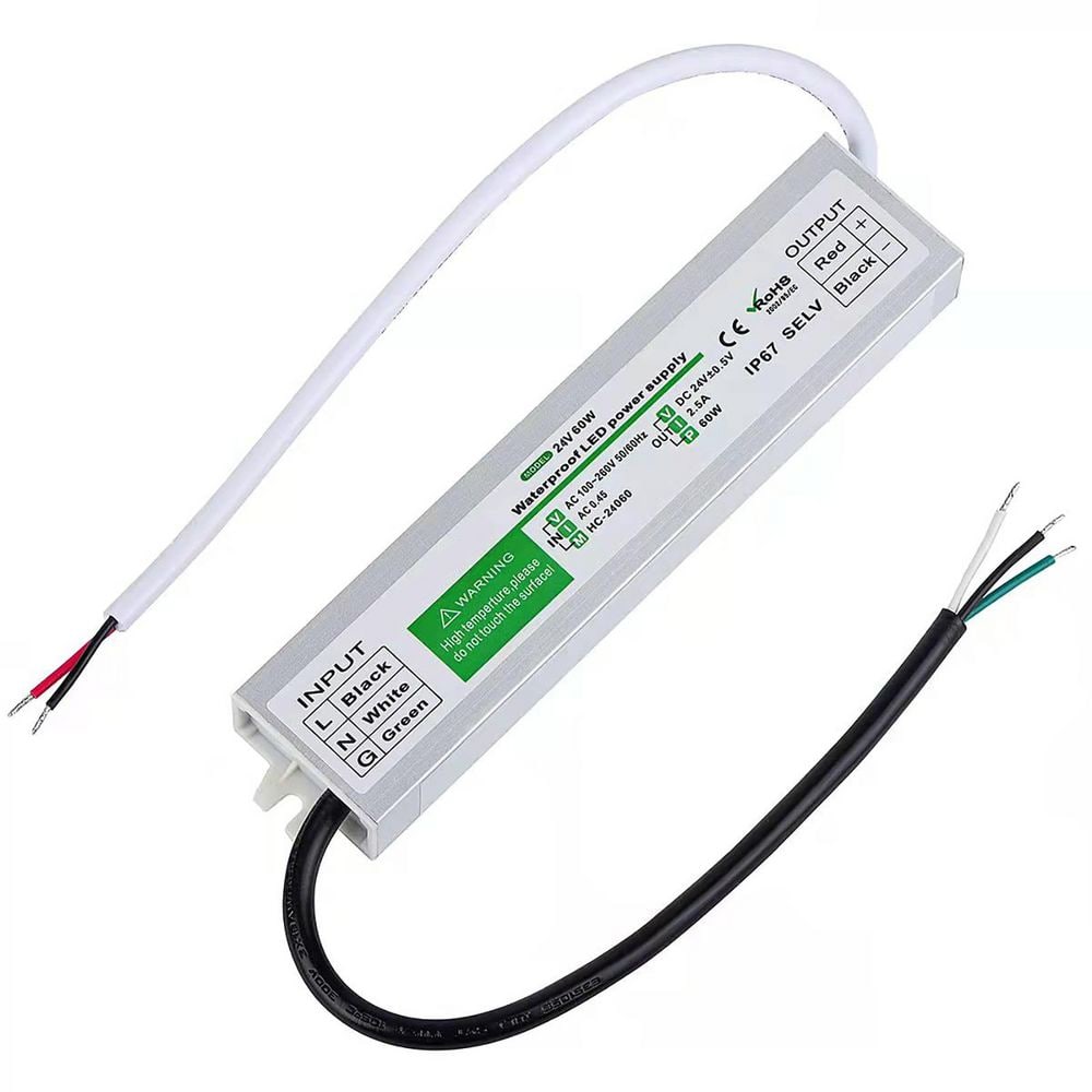 24V 2. 5A Max LED Driver 90-260V AC to DC for LED Products Model ...