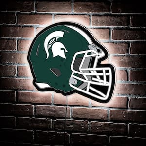 Evergreen University of Illinois Helmet 19 in. x 15 in. Plug-in LED ...