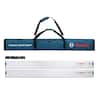 Bosch 63 In. Aluminum Track Saw Tracks and Connector Kit with Carrying ...